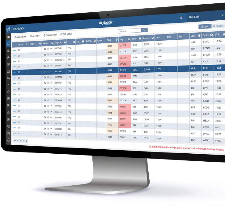 Flight Dispatch | Bytron Aviation Systems