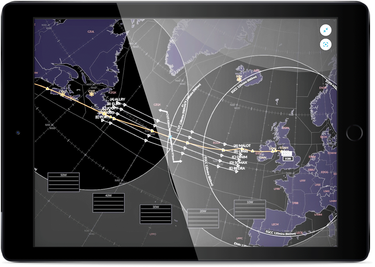 ETOPS Charts | bytron aviation systems